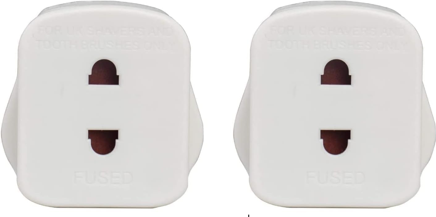 Go Travel EU Electric Shaver Razor Adaptor Toothbrush Plug Socket ...