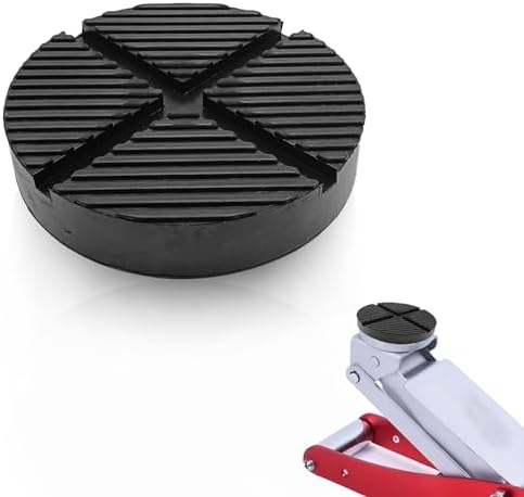 Amazon.com: Universal Floor Jack Rubber Pad - Universal Cross Groove ...