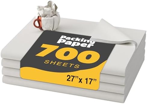 Amazon.com: Packing Paper Sheets for Moving 700 Newsprint Packing Paper ...
