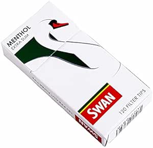 Amazon.com: Swan Menthol Extra Slim Filter, 120 Filter Tips per Pack, 5 ...