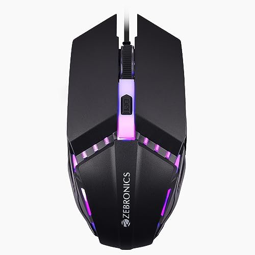 Amazon.in: Buy ZEBRONICS Sniper High Precision Wired Gaming Mouse with ...