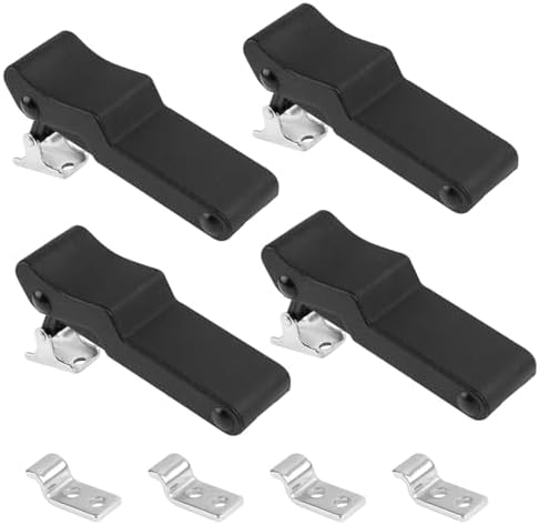 Soft Draw Latch Black with Keeper, Rubber Draw Latch for Cooler & Boat ...