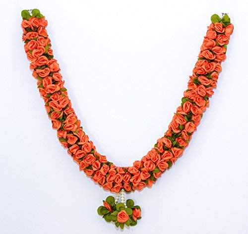 Buy ANSHUB Beautiful Look Colorful Artificial Rose Garland Flower Mala ...