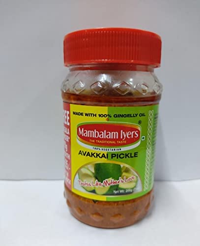Mambalam Iyers Avakkai Pickle 200gm Buy 1 Get 1 FREE - (Pack of 4 ...