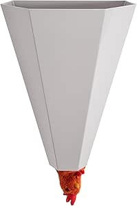 Amazon.com : SARUFO Chicken Cone, Metal Butchering Cone, Medium Size Poultry Killing Cone for ...