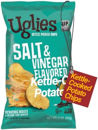 Amazon.com: UGLIES Kettle-Cooked Potato Chips, Gluten-Free Snacks ...
