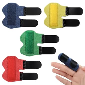 Amazon.com: 4PCS Finger Splints for Kids and Adults,Crooked Finger ...