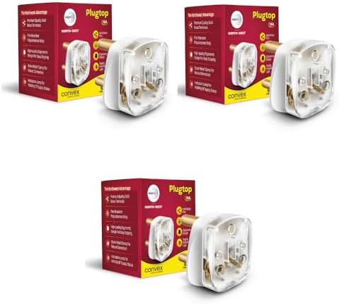Havells Plastic 16A 30mA PRCD Plug Top (White) : Amazon.in: Home ...