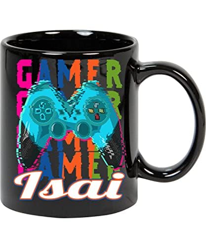 Amazon.com: Coffee Mug Customized Name Isai Game Console Cup - Game ...