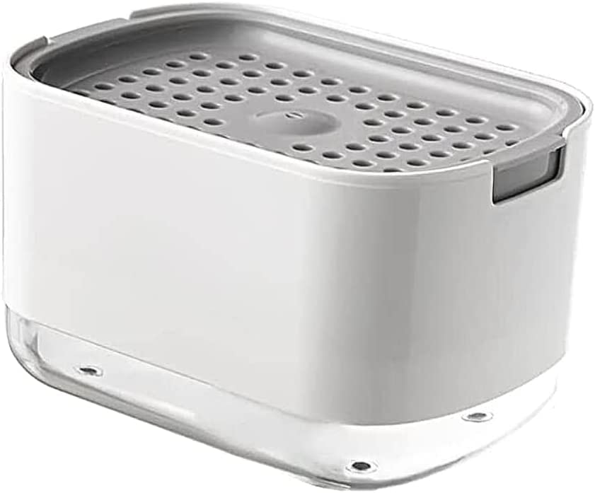 Amazon.com: Soap Detergent Dispenser, 2-in-1 Pump, Sponge Holder Rack ...