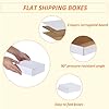 Amazon.com: HORLIMER 6x6x2 inches Shipping Boxes Set of 25, White ...