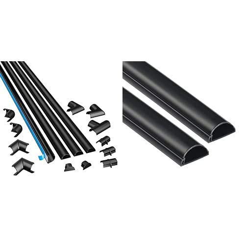 Buy D-Line 3015KIT002 4-Meter Mini Trunking Multipack, Black – 30mm x ...