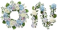 Amazon.com: Valery Madelyn 6FT Spring Hydrangeas Garland with Lights ...