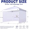 Amazon.com : SCOCANOPY SunWall for 12x12 Pop Up Canopy Frame, 3 Pack ...