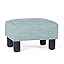 Amazon.com: Adeco 15x10.8x8.7inch Small Ottoman Footstool- Mordern ...