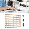Amazon.com: 54-Spool Thread Rack, Wall-Mounted Thread Holder, Pine ...