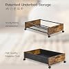 Amazon.com: FOUCSSOMEI UnderBed Storage with Wheels, Under the Bed ...