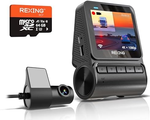 Amazon.com: Rexing V3 Dual Camera Front and Inside Cabin Full HD 1080p ...