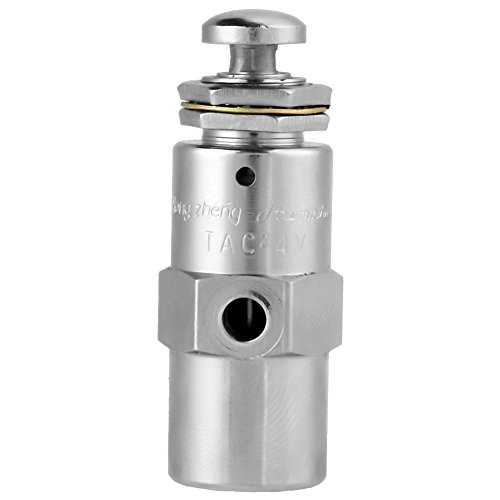 TAC2-4P 2 Position 5 Way Toggle Valve, Air Pneumatic Knob, Air Control ...