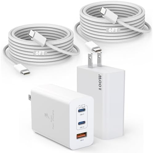 Amazon.com: 100W USB C Charger for iPhone 16,2 Pack Mac Book Fast ...