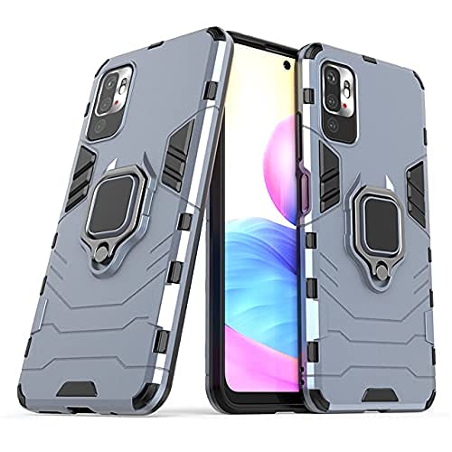 Aarnik Tough Armor Bumper Back Case Cover for Redmi Note 10T 5G | Ring ...