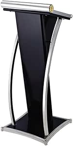 Amazon.com: SHGCLKD Stand Up Lectern, Podium Modern Stainless Steel ...