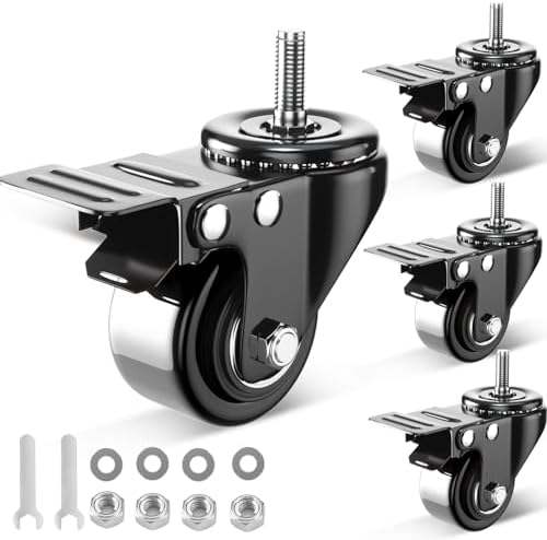 Amazon.com: ECHOGEAR Rack Caster Kit - Add Wheels to Your Server Rack ...