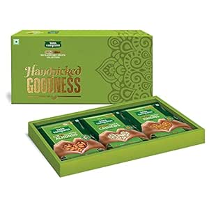 Tata Sampann Dryfruits Gift Pack, Contains Almonds, Cashews, Raisins, 200gX3, 600g, Dry Fruits ...