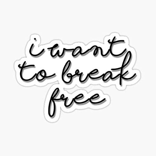 Amazon.com: Break Free Sticker - Sticker Graphic - Auto, Wall, Laptop ...