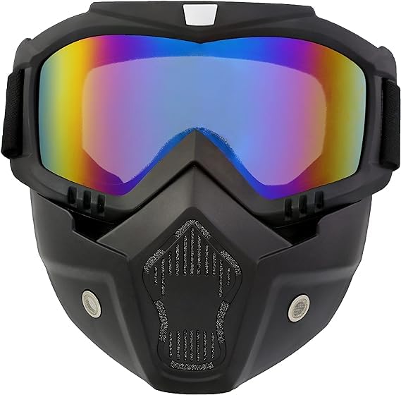 Riveira Airsoft Mask Full Face with HD Goggle Skull Skeleton Paintball ...