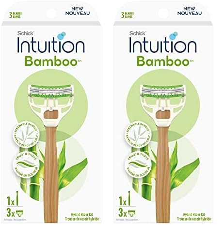 Amazon.com: Schick Intuition Bamboo Disposable Razors for Women, 3ct ...