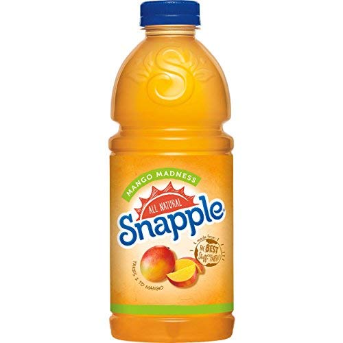 Amazon.com : Snapple Natural Beverage, Juice Drink Mango Madness, 32 Fl ...