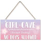 ・ブランド:DUMING-IN・製造元:DUMING-IN・モデル:Girl Cave-1・製造元/メーカー部品番号:Girl Cave-1・【プライバシーのセンスを育む】10代の女の子の部屋の装飾サインは、ユーモラスなコピーとかわいいパタ...