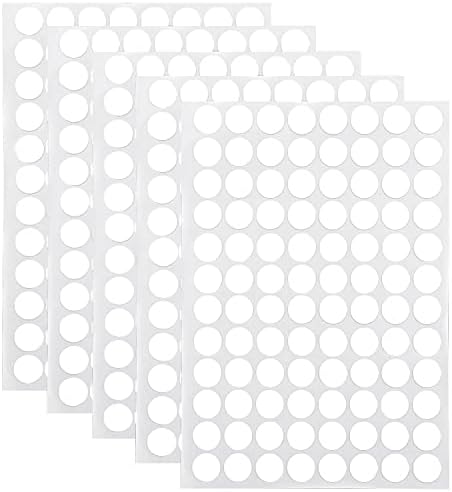 Amazon.com: 580 Pcs Self-Adhesive Screw Hole Stickers, 6-Table Self ...