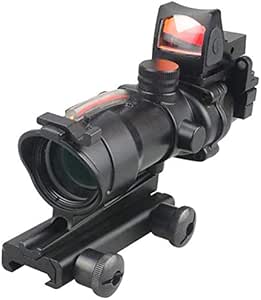 ACEXIER Optic Scope 4x32 Portée True Fiber Rood Verlichte Dradenkruis ...