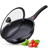 INTIGNIS® Wok with Oven-Safe Lid - Anti Scratch Kitchen, for Sautéing ...