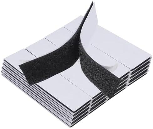 Amazon.com: Phinus 48 Sets 1x4 Inch Hook and Loop Tape with Adhesive ...