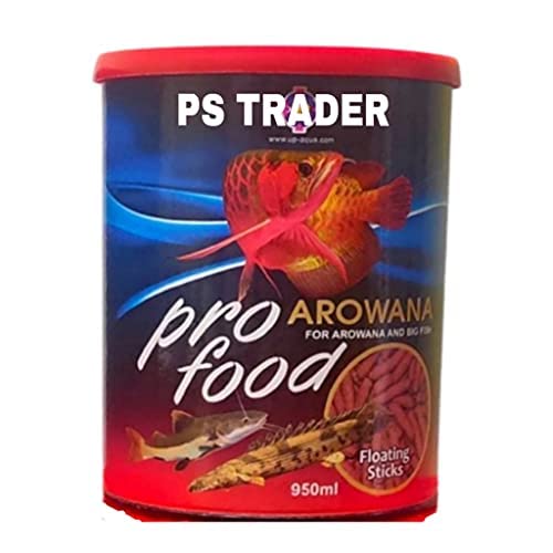 950 ml/450 g Pro Food for Arowana & Large Fish Food Sticks : Amazon.in ...