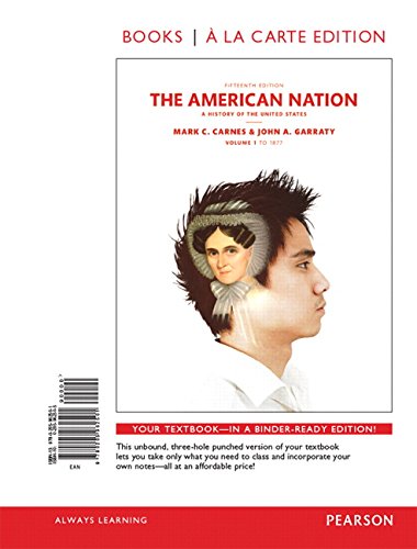 The American Nation: A History of the United States, Volume 1 - Books a ...