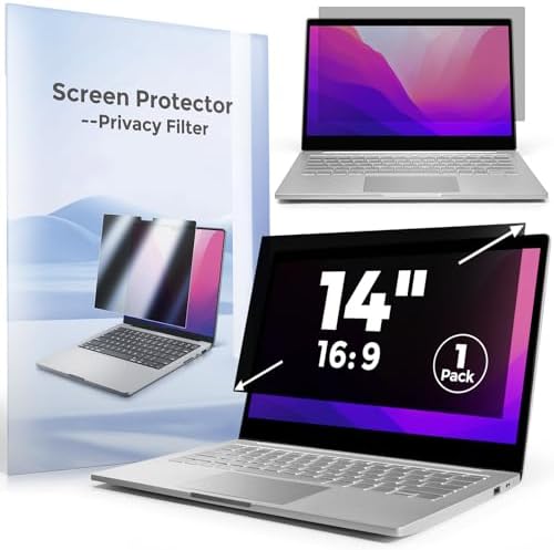 Amazon.com: Laptop Privacy Screen 14 Inch - Perfect for HP Dell Acer ...