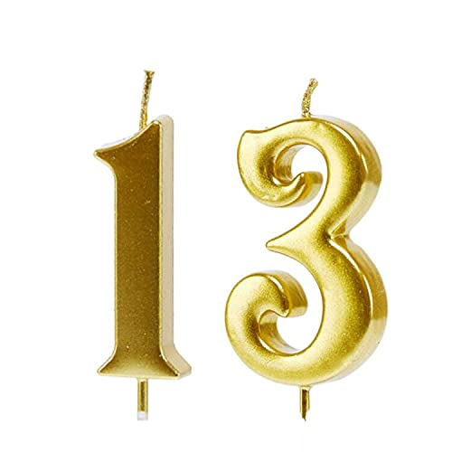 Number 13 Birthday Candle