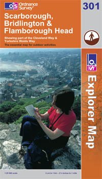Scarborough, Bridlington & Flamborough Head OS Explorer Map 301: Amazon ...