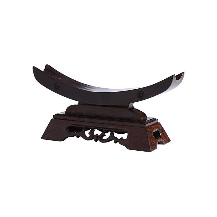 Buy Sword Stand Classical Weapon Mount Sword Wood Rack Horizontal ...