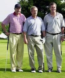 George Bush, Jeb Bush And George Bush Jr - Golf : Amazon.co.uk: Home ...