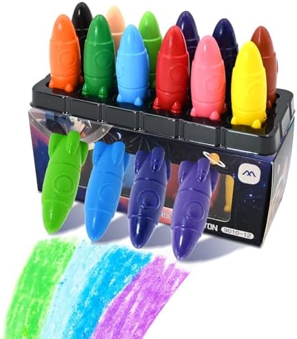 KINSPORY Crayons for Toddlers, 24 Colors Jumbo Crayons for Kids ...