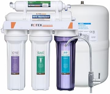 FS-TFC 5-Stage Reverse Osmosis Water Filtration System 100GPD Fast Flow ...