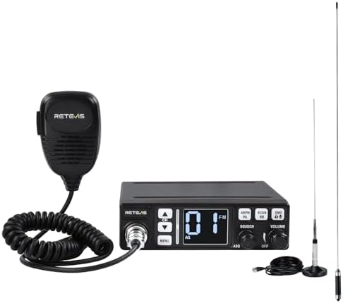 Amazon.com: ABBREE CB Radio Kit AM/FM Professional Long Range Portable ...