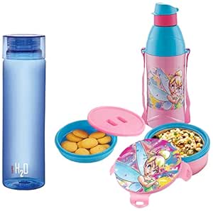 Buy Cello Tiffy Gift Set Insulated Lunch Box + Water Bottle Inner Steel ...