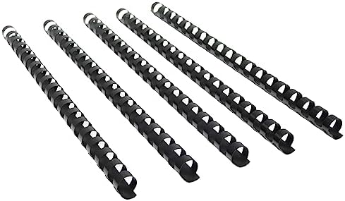 Amazon.com : Rayson Plastic Comb Binding Spines, 9/16in. 19-Ring, 105-Sheet Capacity, Black Comb ...