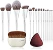 Amazon.com: Jessup Makeup Brushes Set 14pcs Make up Brushes Premium Synthetic Foundation ...